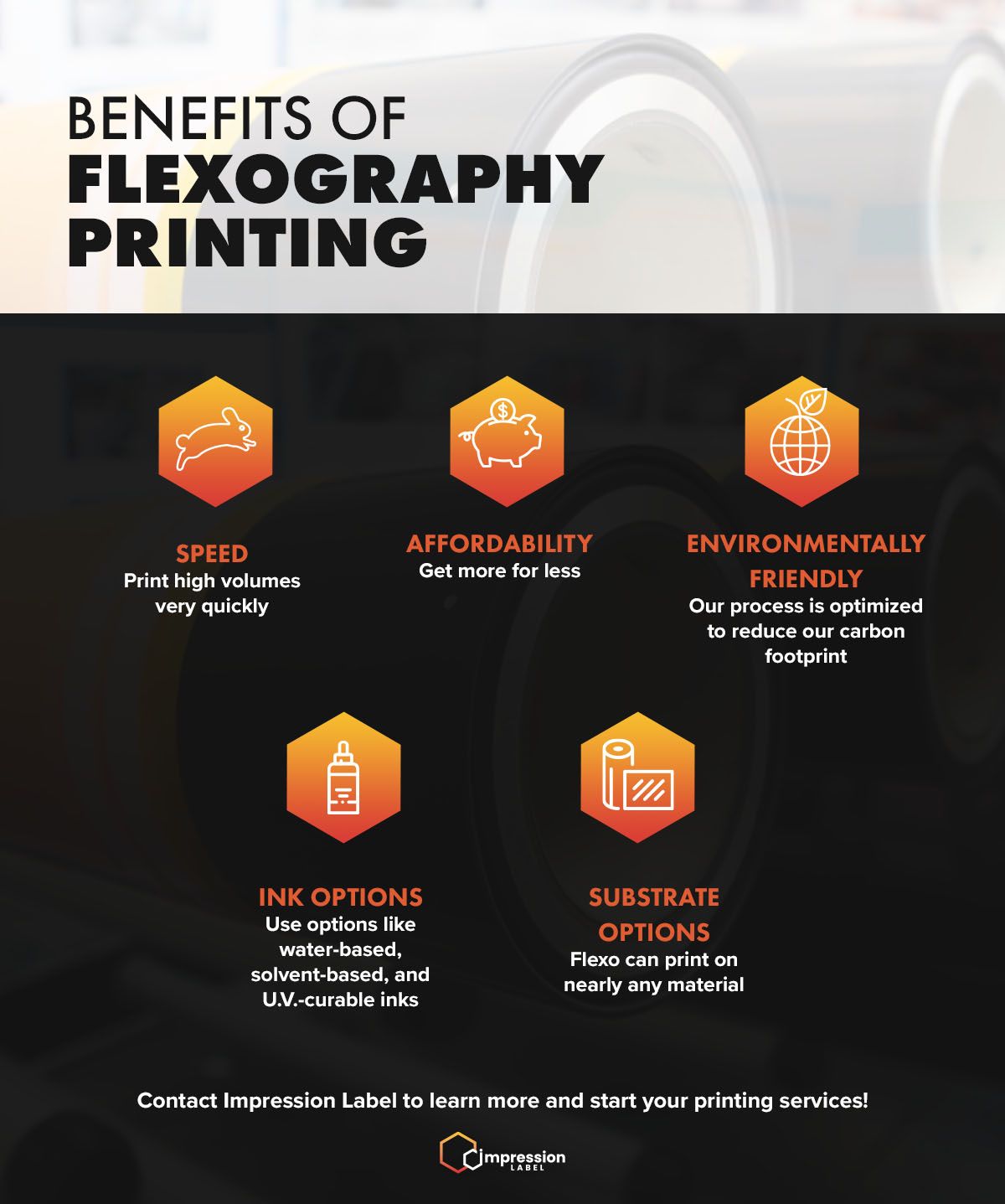 Flexography Printing Impression Label